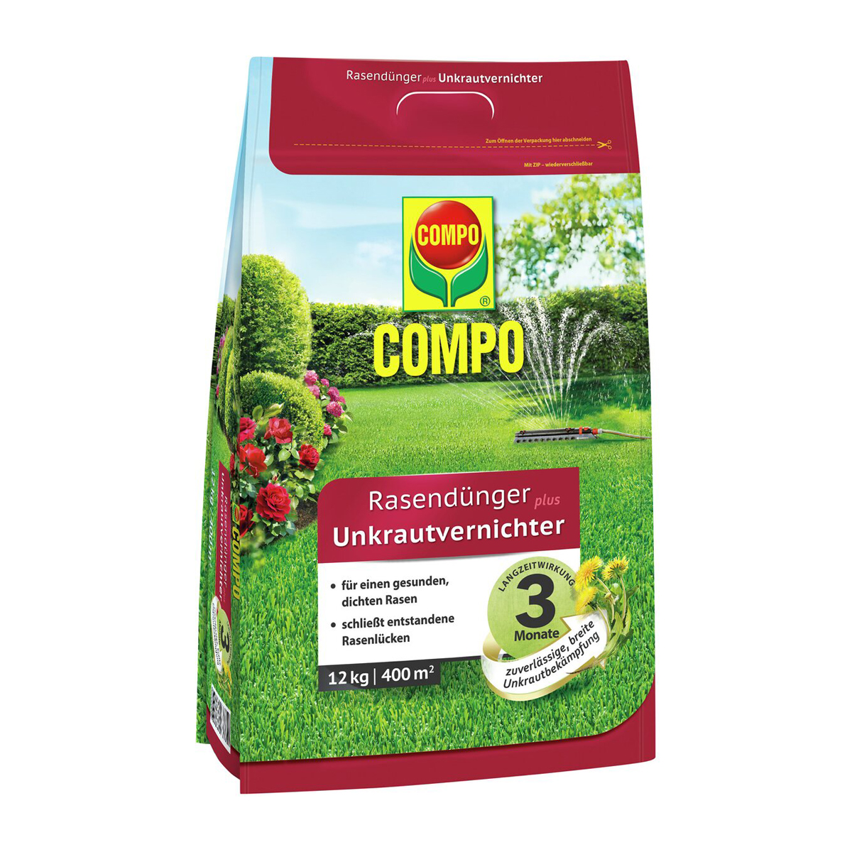 Compo Rasendunger Mit Unkrautvernichter 12 Kg